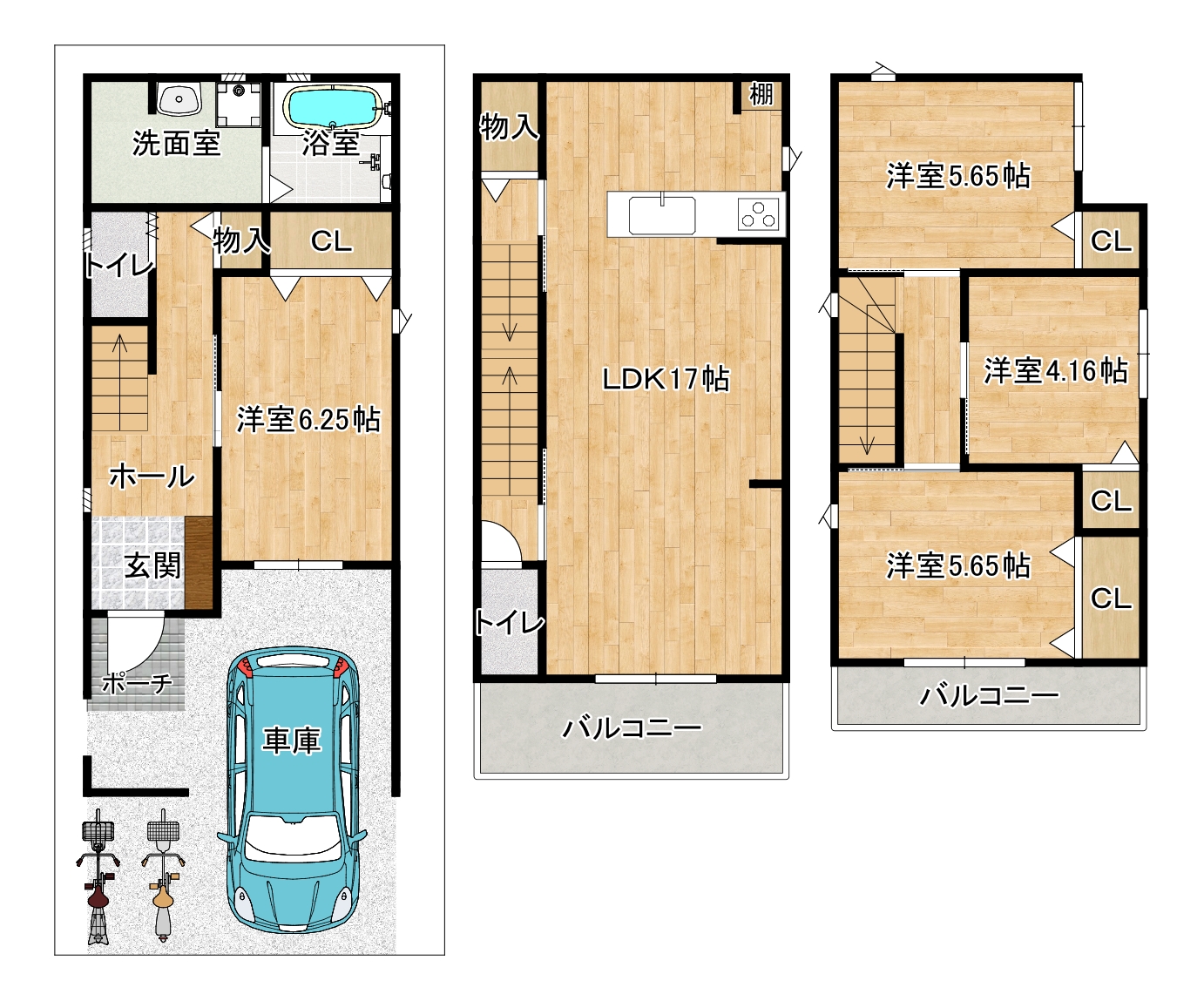 新着‼新築一戸建・摂津市別府2丁目・堂々完成済！4ldk＋車庫1台・ldk17畳以上・別府小学校・第四中学校★★★内覧予約受付中★★★